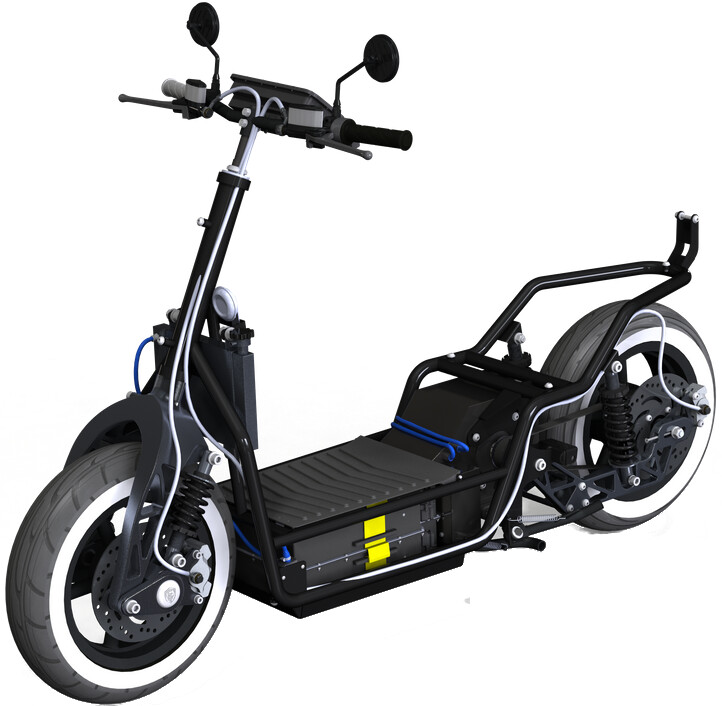 Platformă de scuter minimalistă de la Edison Motors din 🇹🇭 Thailanda ...